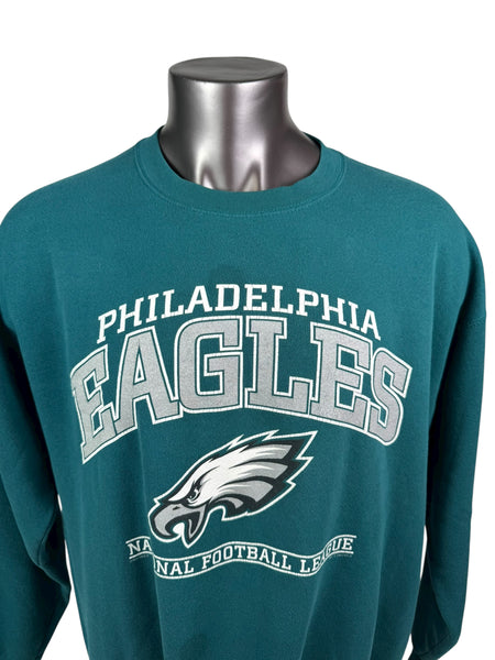PHILADELPHIA EAGLES VINTAGE 1990'S LEE SPORT CREW-NECK SWEATSHIRT ADUL ...