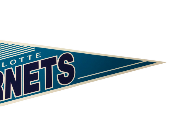 CHARLOTTE HORNETS VINTAGE 1990'S PENNANT - DEADSTOCK - Bucks County ...